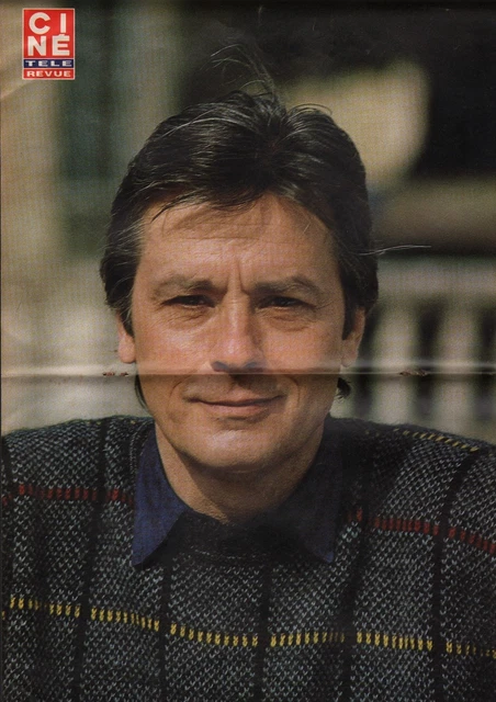 COUPURE DE PRESSE Clipping 1986 Poster Alain Delon 46 x 30 EUR 5,00 - PicClick DE