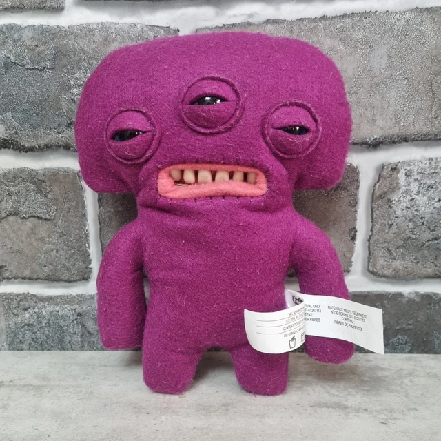 FUGGLER ANNOYED ALIEN Purple Funny Ugly Monster Plush Toy 9" Rare ...