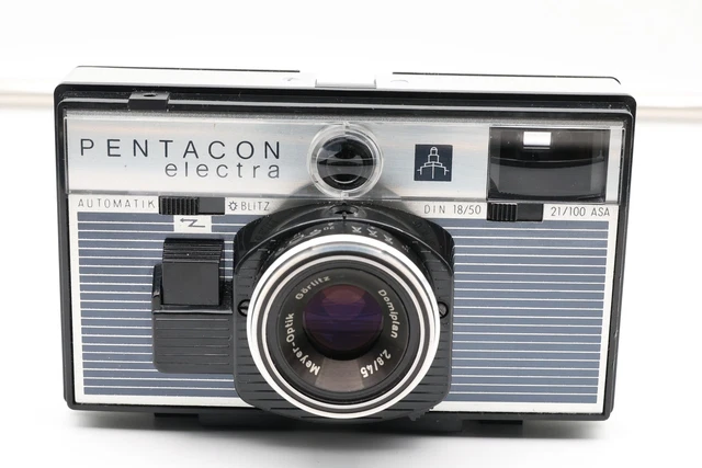 PENTACON ELECTRA CAMÉRA De Recherche - Meyer-Optik Domiplan 2.8 45Mm ...