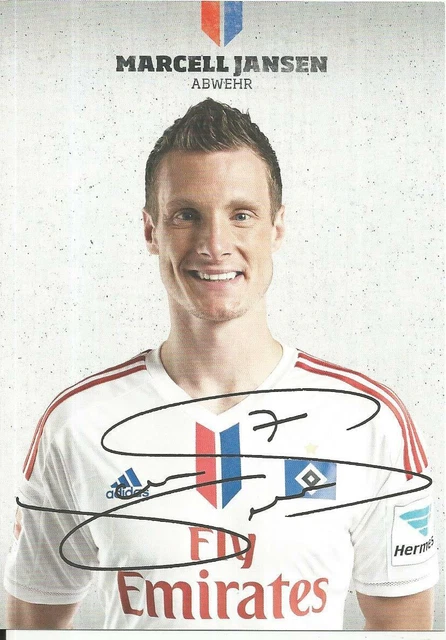 MARCELL JANSEN - Hamburger SV - HSV - 2014/2015 - Carte autographe - Impression EUR 1,00 ...