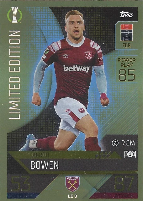 MATCH ATTAX CHAMPIONS League 2022 2023 LE8 Limited Edition Jarrod Bowen ...