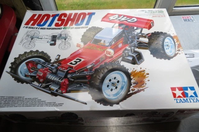 TAMIYA HOTSHOT 1:10 4WD Radio Controlled Car. Ready To Run. Complete ...