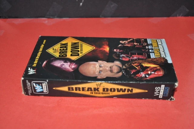 WWE WWF BREAKDOWN in your house vhs tapes canadian version kosh ...