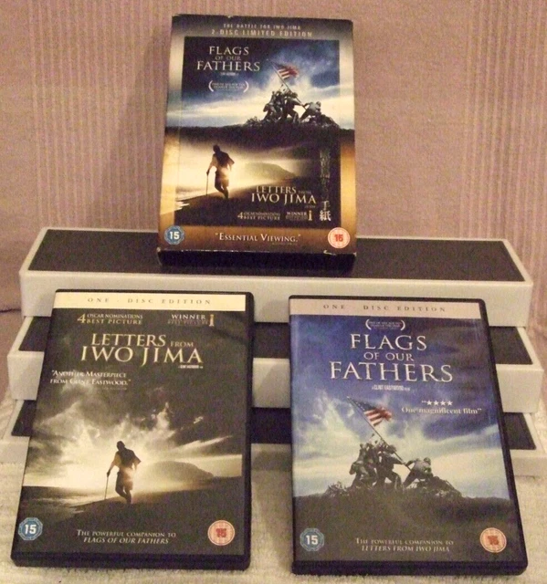 DVD (RARE) WAR Films (Flags Of Our Fathers/Letters From Iwo Jima - Box ...