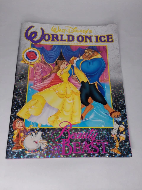 VINTAGE WORLD ON Ice Book Beauty and Beast Program Book Collectors 1993 ...