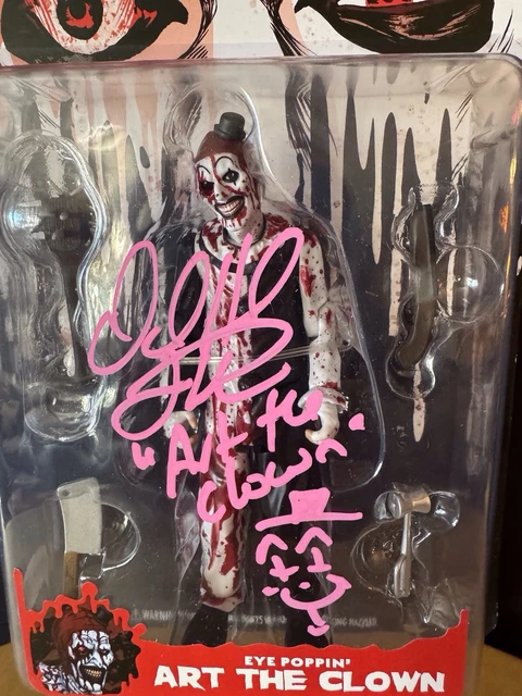 2025 TERRIFIER 2🔥 DAVID H THORNTON ~ ART THE CLOWN AF🔥 Signed JSA COA ...