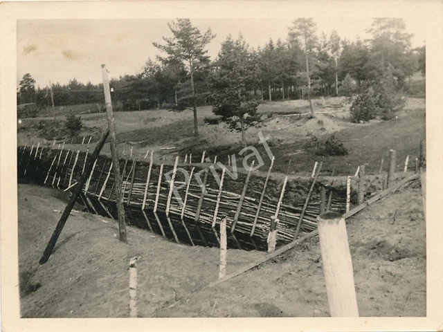 FOTO WK2 WEHRMACHT Verteidigungsanlage Unterstand Ostfront M1.99 EUR 37 ...