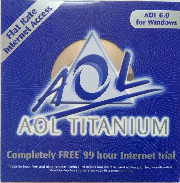 VINTAGE COMPUTER INTERNET ACCESS: AOL Titanium 6.0 CD ROM - Rare UK AOL CD £8.95 - PicClick UK