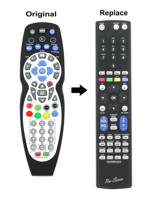 MARKS AND SPENCER MS2275F MS1699F Remote Control Replacement with ...