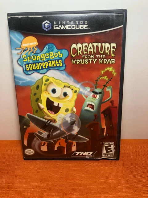 SPONGEBOB Creature from the Krusty Krab Nintendo Gamecube Case only NO ...