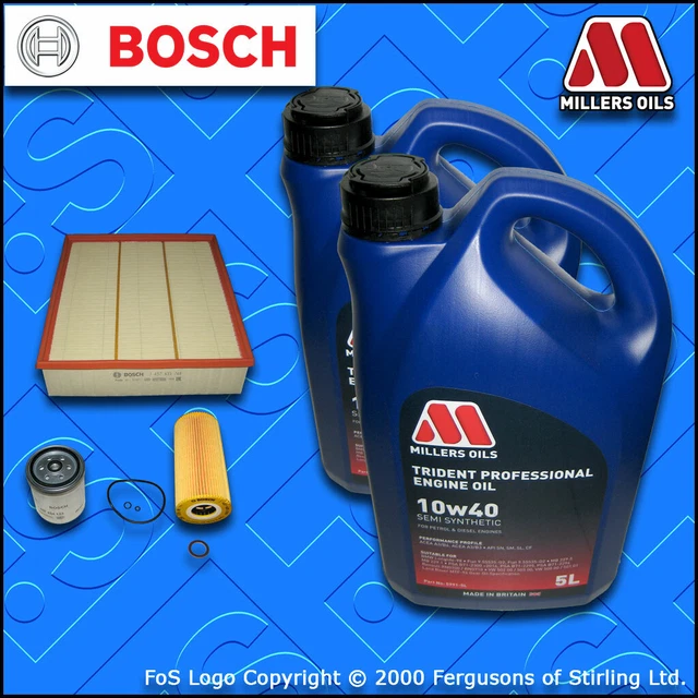 SERVICE KIT FOR MERCEDES SPRINTER (903) 312D OIL AIR FUEL FILTER+OIL ...