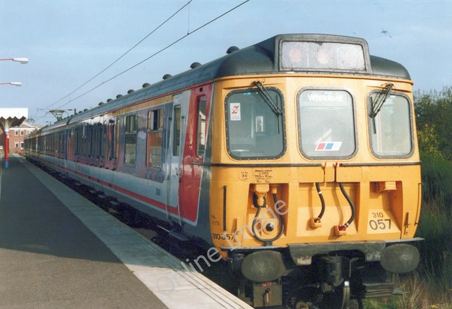 RAILWAY PHOTO 12X8 Class 310 EMU 310057 Southminster Station c1996 NSE ...