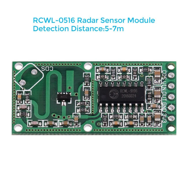 RCWL-0516 MOTION DETECTOR Radar Sensor Microwave Induction Arduino ...