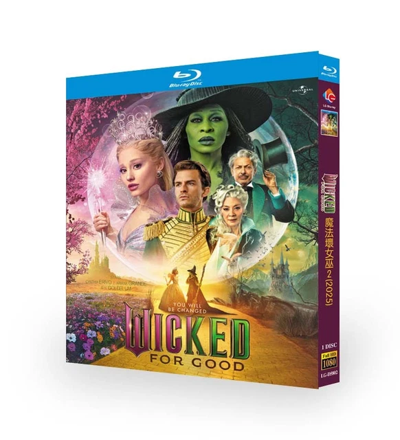WICKED: FOR GOOD 1-2 (2025) 2-Disc All Region New Sealed Box Set ...
