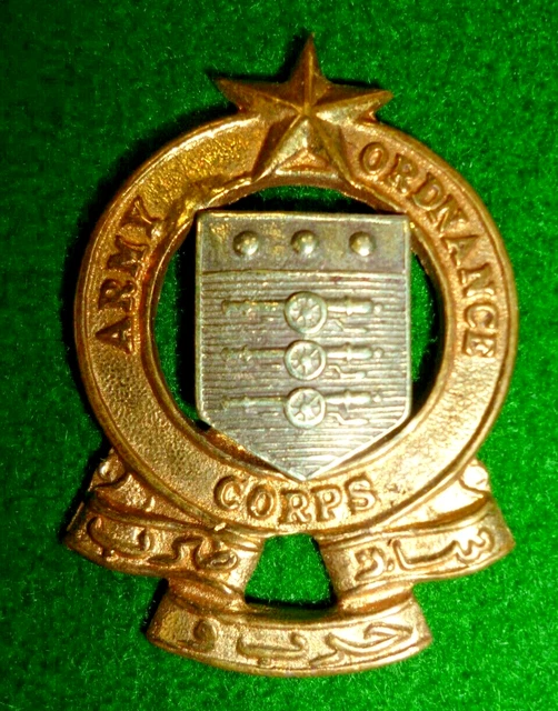 PAKISTAN ARMY ORDNANCE Corps Cap Badge, with Urdu script $15.00 ...