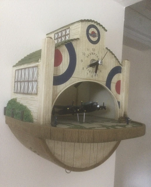THE BRADFORD EXCHANGE Lancaster Dambusters Sculpted Wall Clock No 274 ...