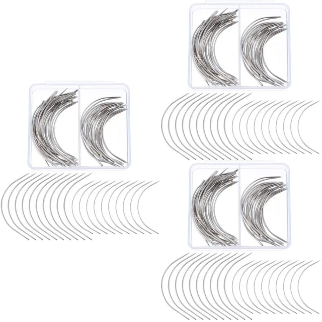 150 PCS CURVED Pin Handmade Curved Pin Boxed Pin Set for Home £16.65 ...