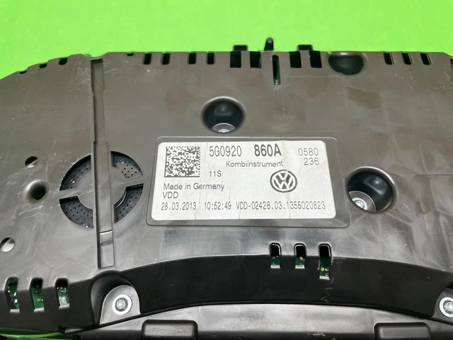 CUADRO DE INSTRUMENTOS VW Golf 7 5G0920860A 5G0920 860A A2C34830100 EUR 150,00 - PicClick IT