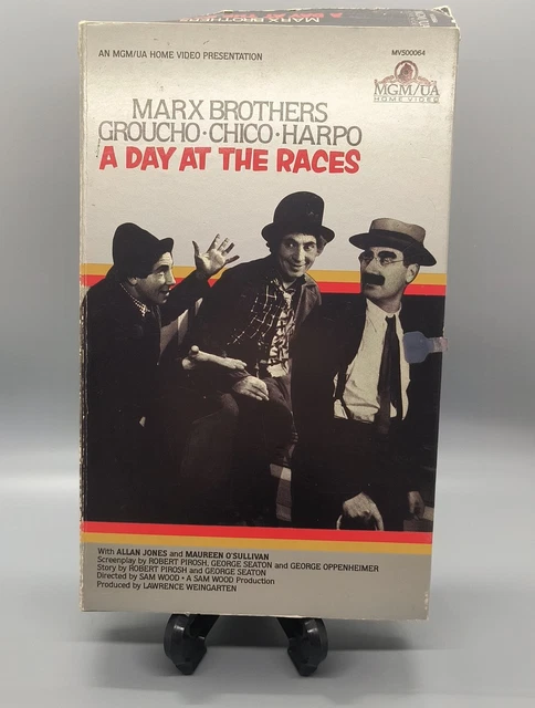 A DAY AT THE RACES VHS Marx Brothers Groucho Chico Harpo MGM Movie ...