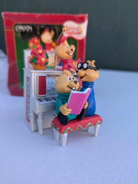 CARLTON CARDS ALVIN & the Chipmunks "Chipmunk Carols" Musical Ornament ...