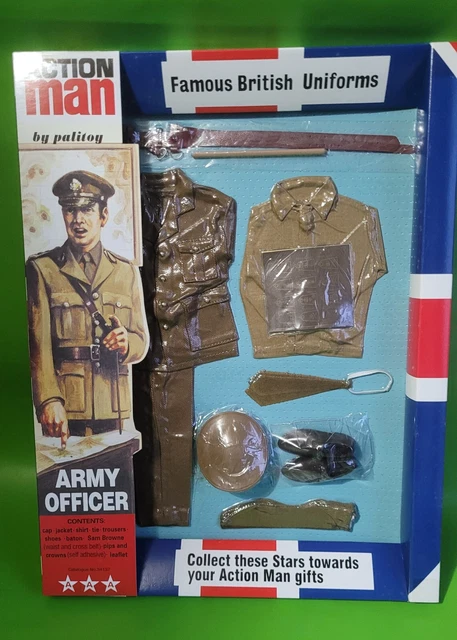 40TH ANNIVERSARY ACTION Man British Officer Uniform New On Card £149.95 ...