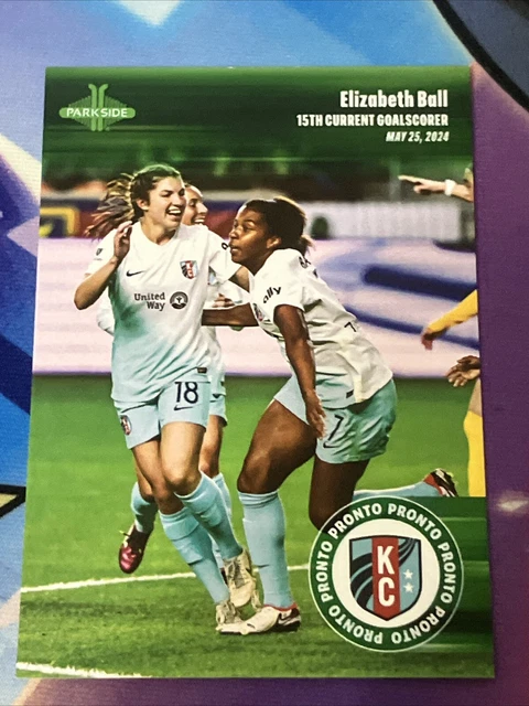2024 PARKSIDE PRONTO NWSL Elizabeth Ball 15e buteur actuel /409 SP #70 ...
