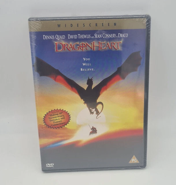DRAGONHEART 1996 DVD New Sealed Sean Connery Dennis Quaid £9.99 ...