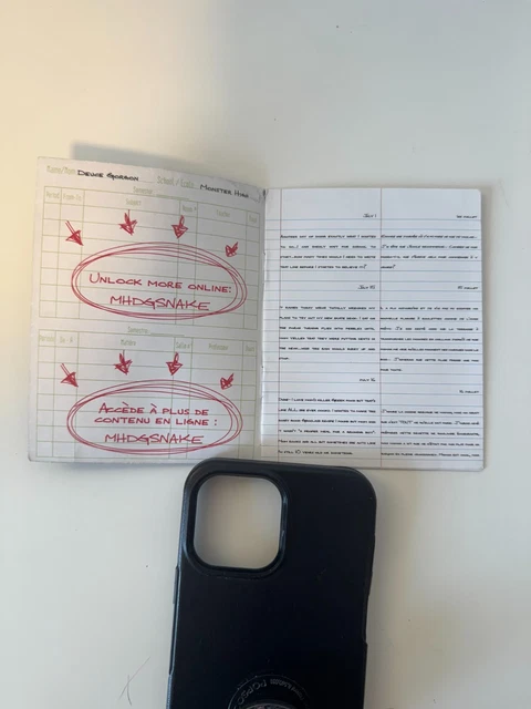 MONSTER HIGH DEUCE Gorgon First Wave 1st Signature Diary Journal Book ...