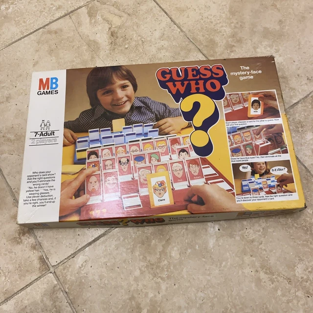 VINTAGE GUESS WHO? Board Game ( MB Games 1979) £20.49 - PicClick UK
