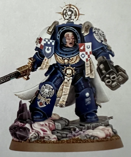 WARHAMMER 40,000 - Leviathan Space Marine Captain in Terminator Armour ...