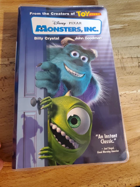 ~ DISNEY PIXAR ~ Monsters, Inc. ~ VHS ~ Billy Crystal ~ John Goodman ...