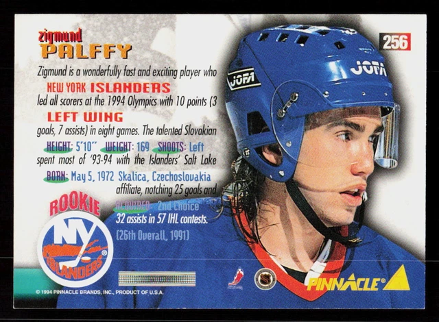 1994 PINNACLE ZIGMUND Palffy #256 Hockey New York Islanders ROO EUR 1 ...