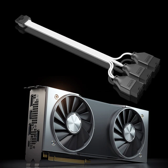 EXTENSION CABLE 600W Power Adapter Cable for GPU RTX 3090Ti 4070Ti 4080 ...