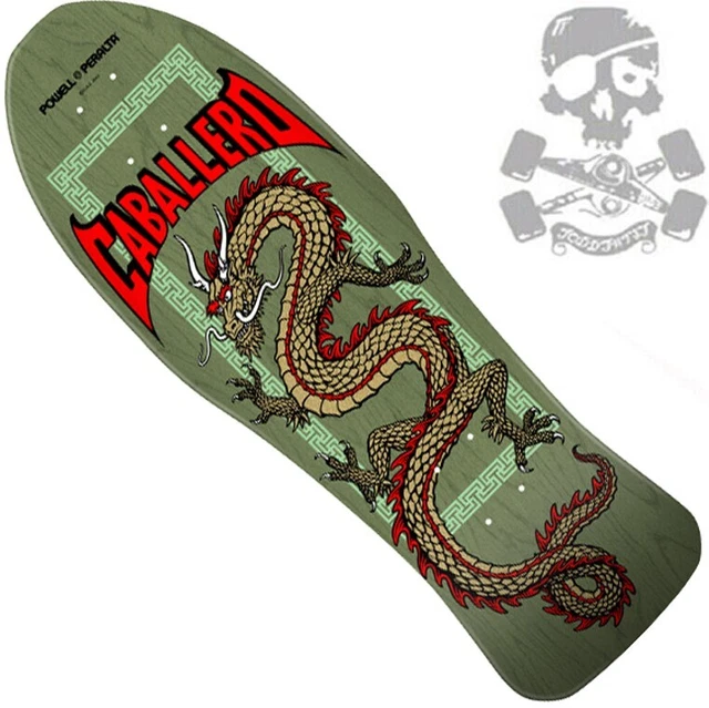 POWELL PERALTA STEVE Caballero dragon chinois skateboard deck OS BONES ...