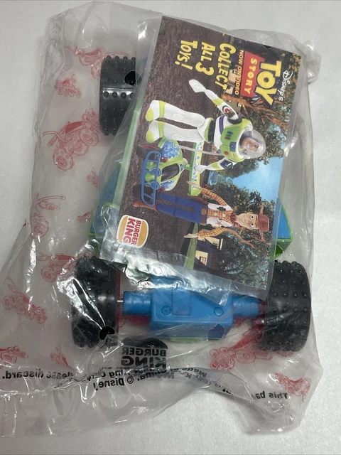 VINTAGE 1995 BURGER King Toy Story Race Car & Woody Toy Sealed New NIP ...