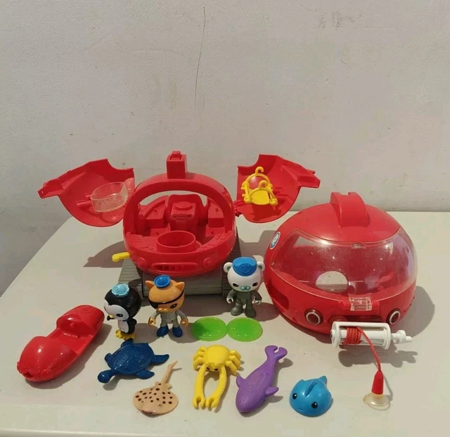 OCTONAUTS GUP-X TOY Playset Bundle - Vehicles, 3 Figures & Accessories ...