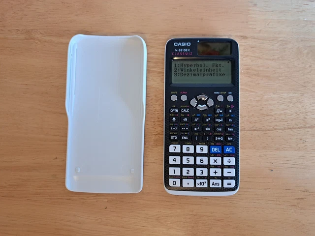 CASIO FX-991DE X CLASSWIZ Wissenschaftlicher Rechner - Schwarz EUR 25 ...