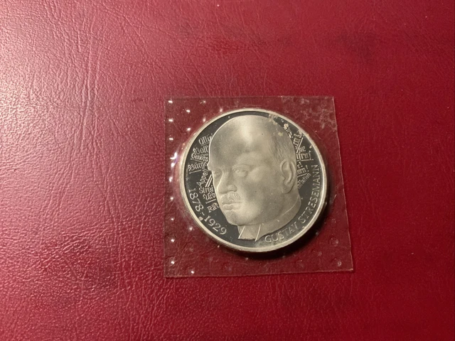 BRD 5 DM 1978 D Silber PP - Gustav Stresemann EUR 1,99 - PicClick DE