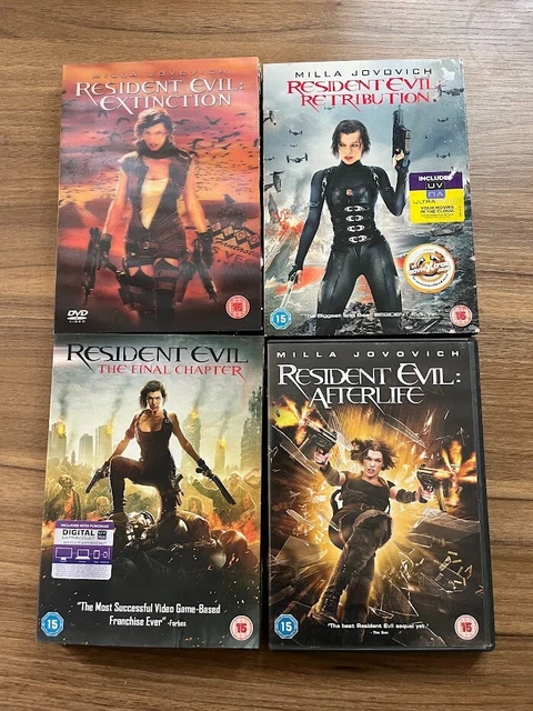 RESIDENT EVIL: SET pf 4 DVD's see descripton for titles EUR 3,54 ...