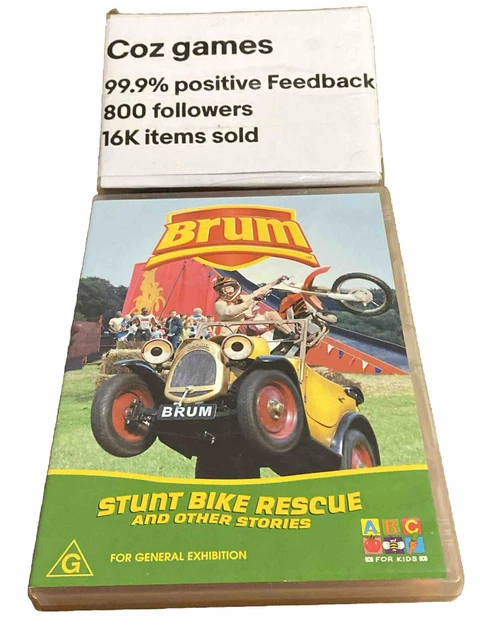 BRUM STUNT BIKE Rescue And Other Stories Dvd Region 4 British Kids Tv ...
