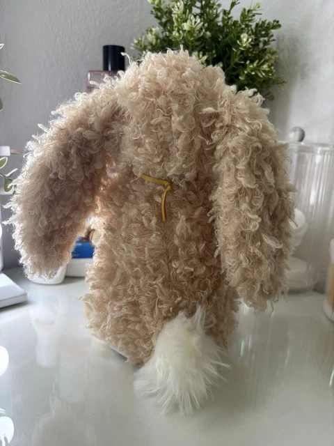 JELLYCAT BASHFUL LUXE Bunny Curly Beige Small Plush Soft Toy BAS3CRL £ ...