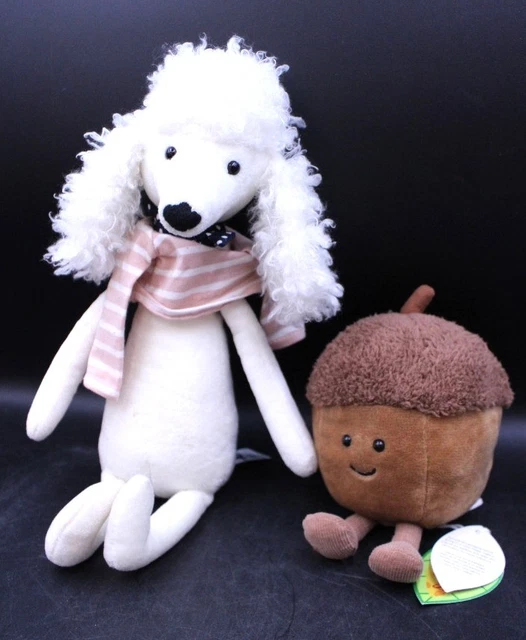JELLYCAT BEATNIK BUDDY Poodle & Amusable Acorn Soft Plush Toys - T04 £ ...