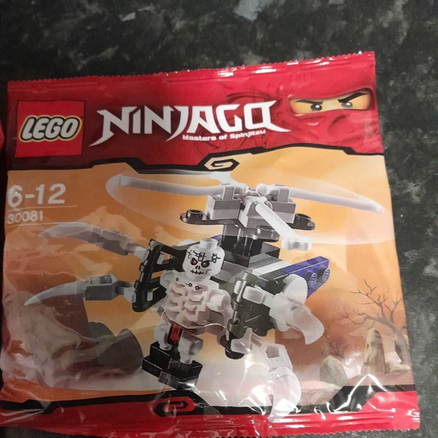 LEGO NINJAGO: NINJA Glider/Skelton Chopper..(30080..30081) Polybags £15 ...