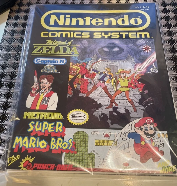 NINTENDO COMICS SYSTEM #2 1990 Valiant Zelda Super Mario Bros. Metroid ...