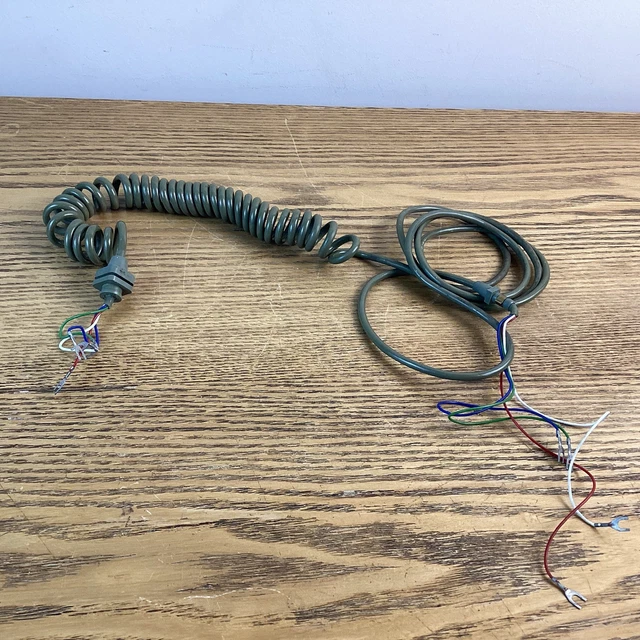 GREEN TRIMPHONE TELEPHONE line in cord with curly section. £8.66 ...