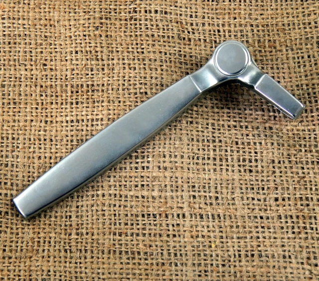 VINTAGE CRITTALL ALUMINIUM Window Handle Lever Latch Catch Left Hand ...