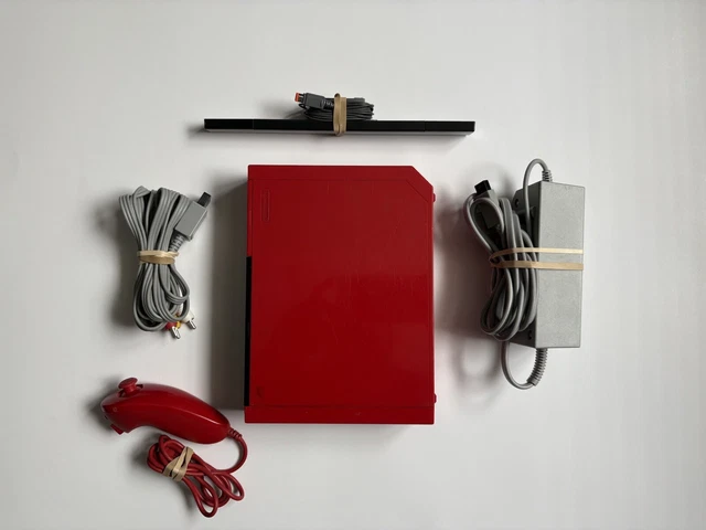 NINTENDO WII SUPER Mario Bros 25th Anniversary Limited Edition Red ...