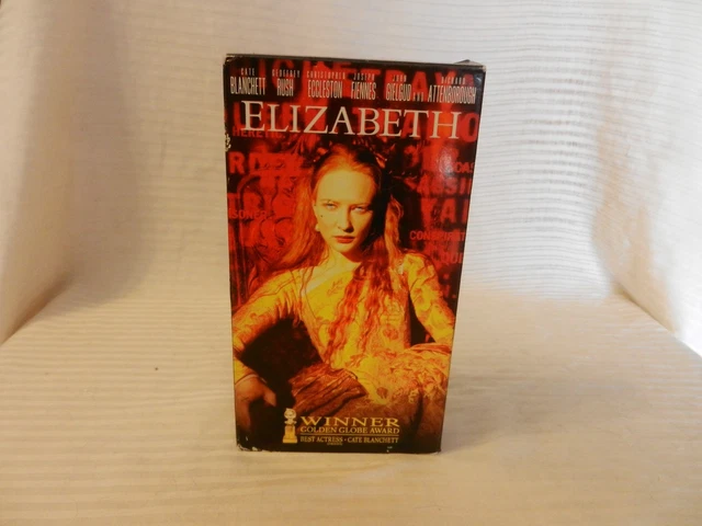 ELIZABETH (VHS, 1999) Cate Blanchett, Joseph Fiennes, Richard ...