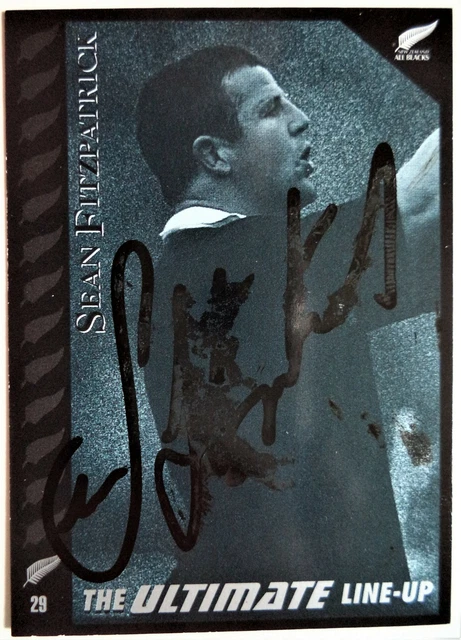 FITZPATRICK, SEAN 1995 New Zealand ‘All Black’ Original Autographed ...