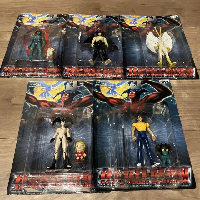 COMP. LOT DE 5 figurines Devilman collection Sirene Akira Devil Lady ...